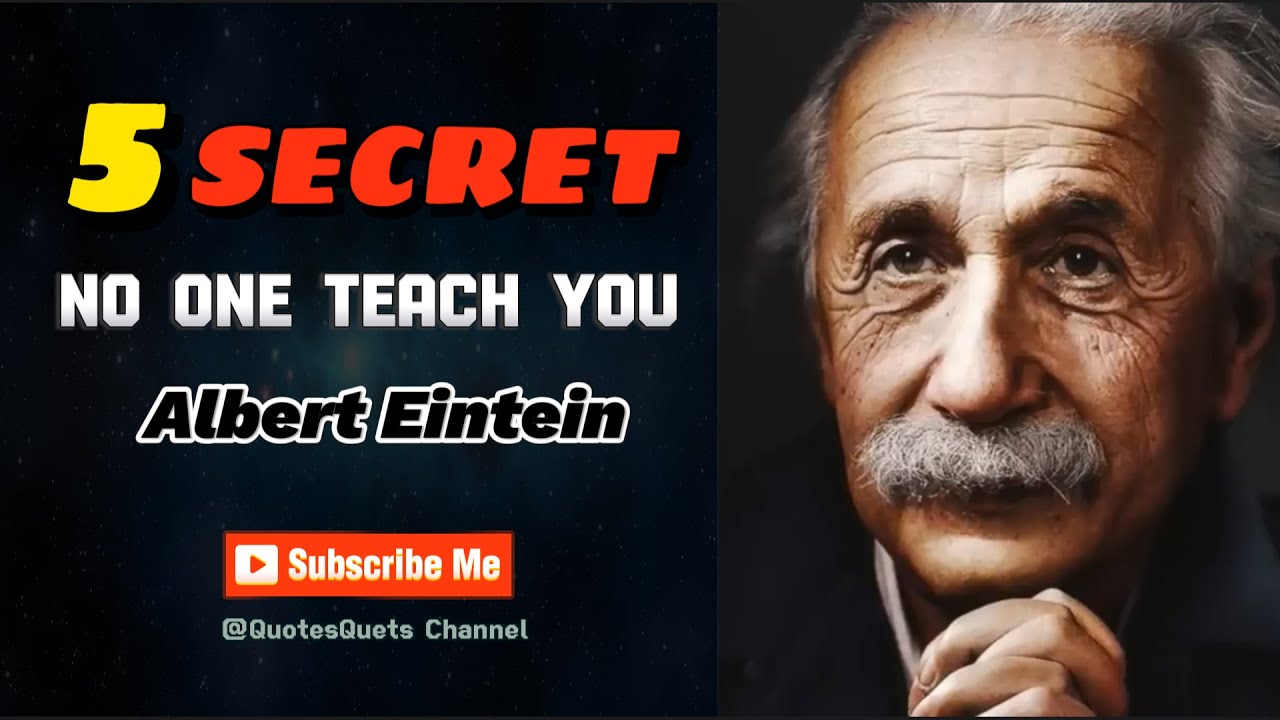 5 secrets no one teach you #Albert Einstein Quotes #Quotes #Einstein # ...
