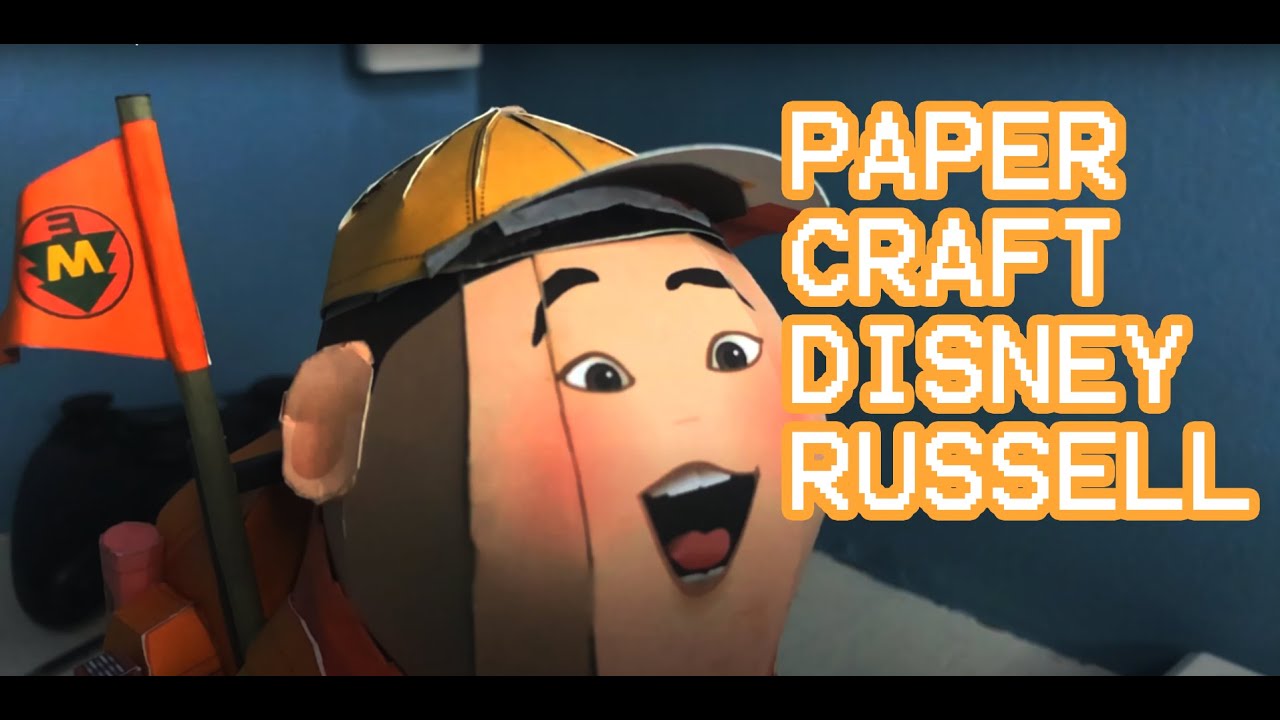 Toy DIY Paper Craft for kids - Russel of Disney Movie Up in 4k - YouTube