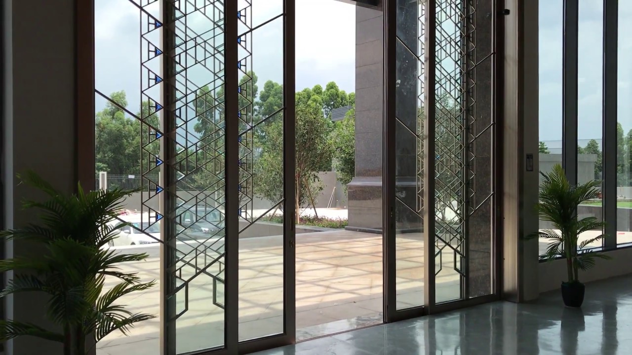 MultiDrive by Autoslide on Very Tall Bi Parting Doors - YouTube