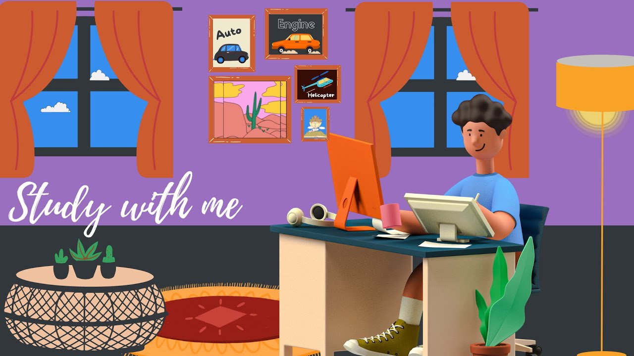 👌 Cartoon Study With Me (15 minutes session for kids)👌 - YouTube