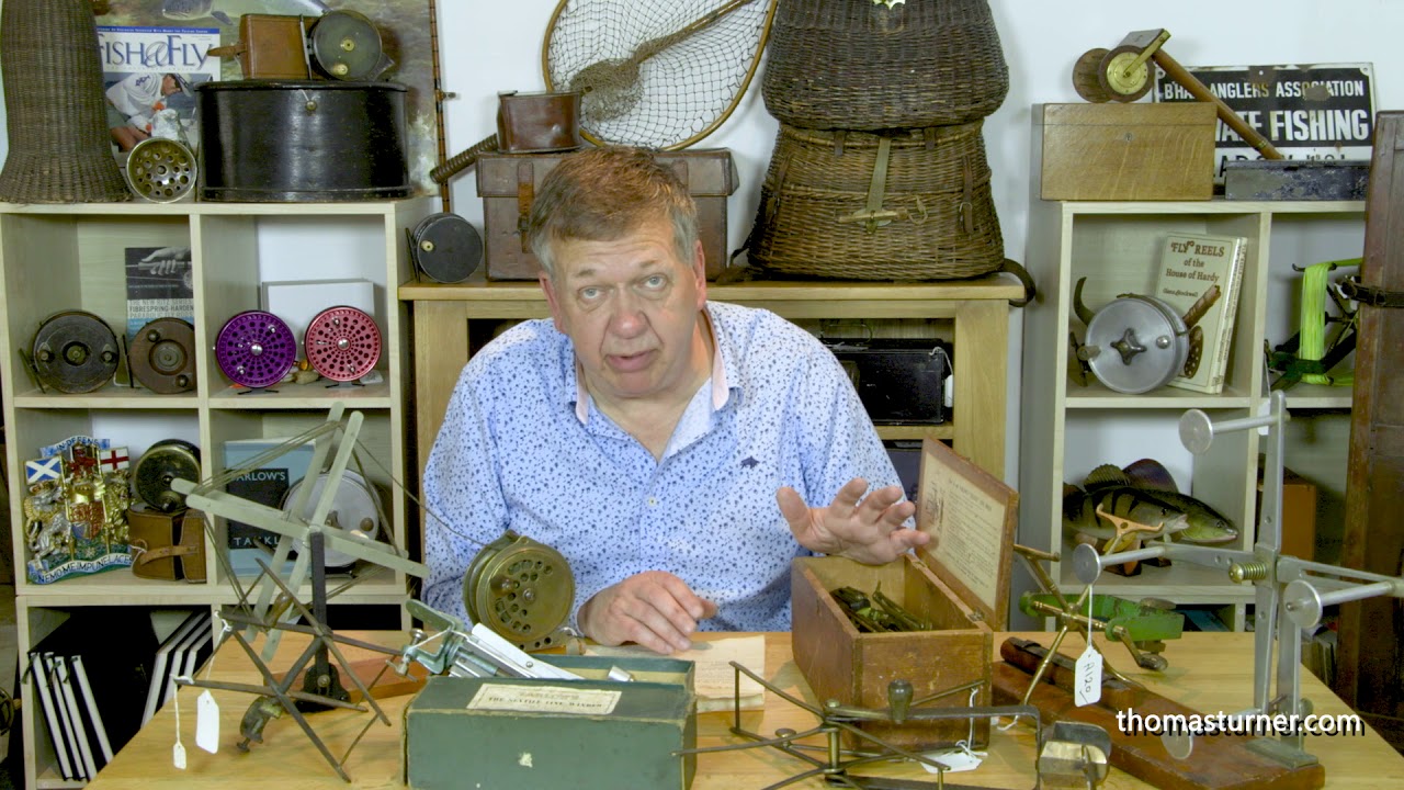 Antique and Vintage Fishing Line Dryers and Winders - YouTube