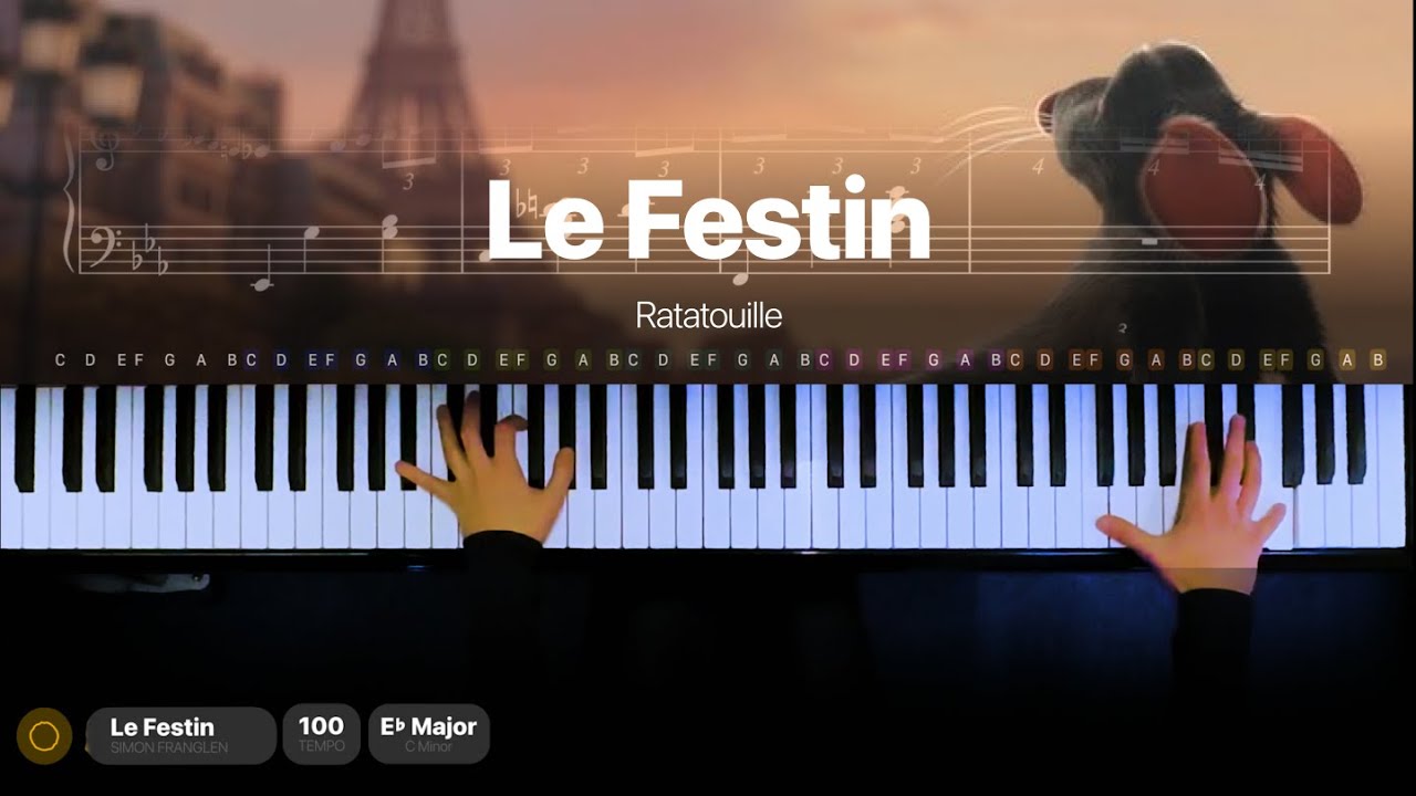 Le Festin from Ratatouille (Intermediate / Advanced) - YouTube