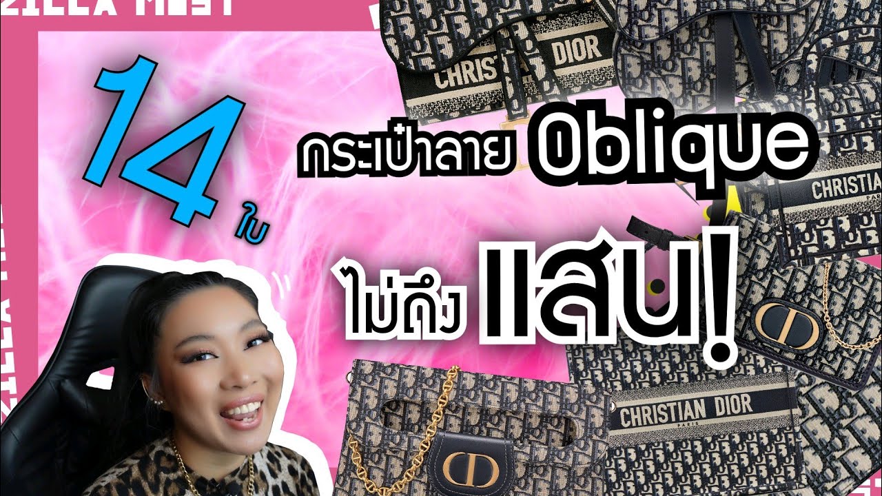 รวมขุมทรัพย์ Dior Oblique 14 ใบ ไม่เกินแสน! | Catzilla Most - YouTube