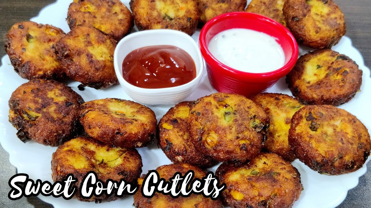 Corn Pattice | Crispy Sweet Corn Cutlet Recipe | Corn Patties - YouTube