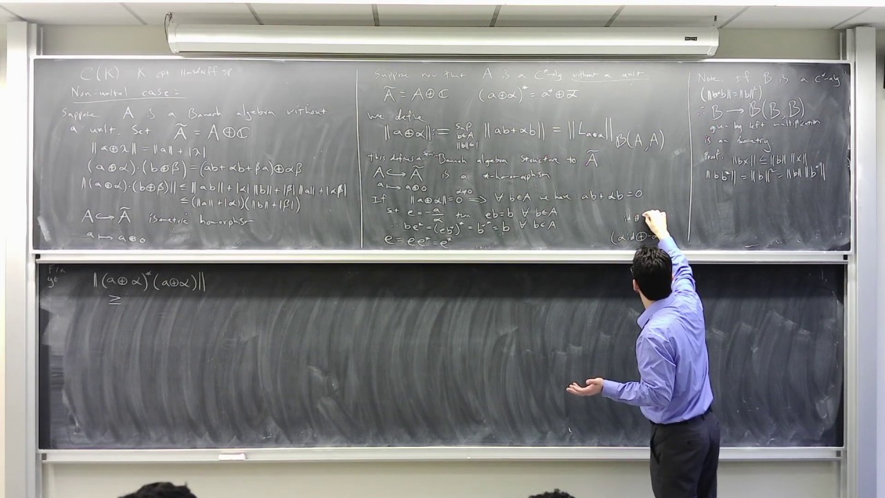 Operator Algebras, Lecture 5 - YouTube