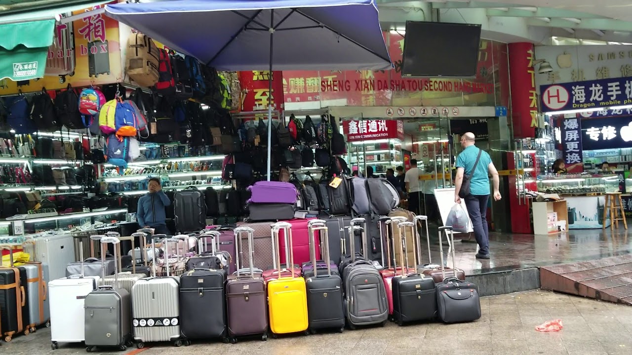 China Guangzhou Guangdong Second hand market - YouTube