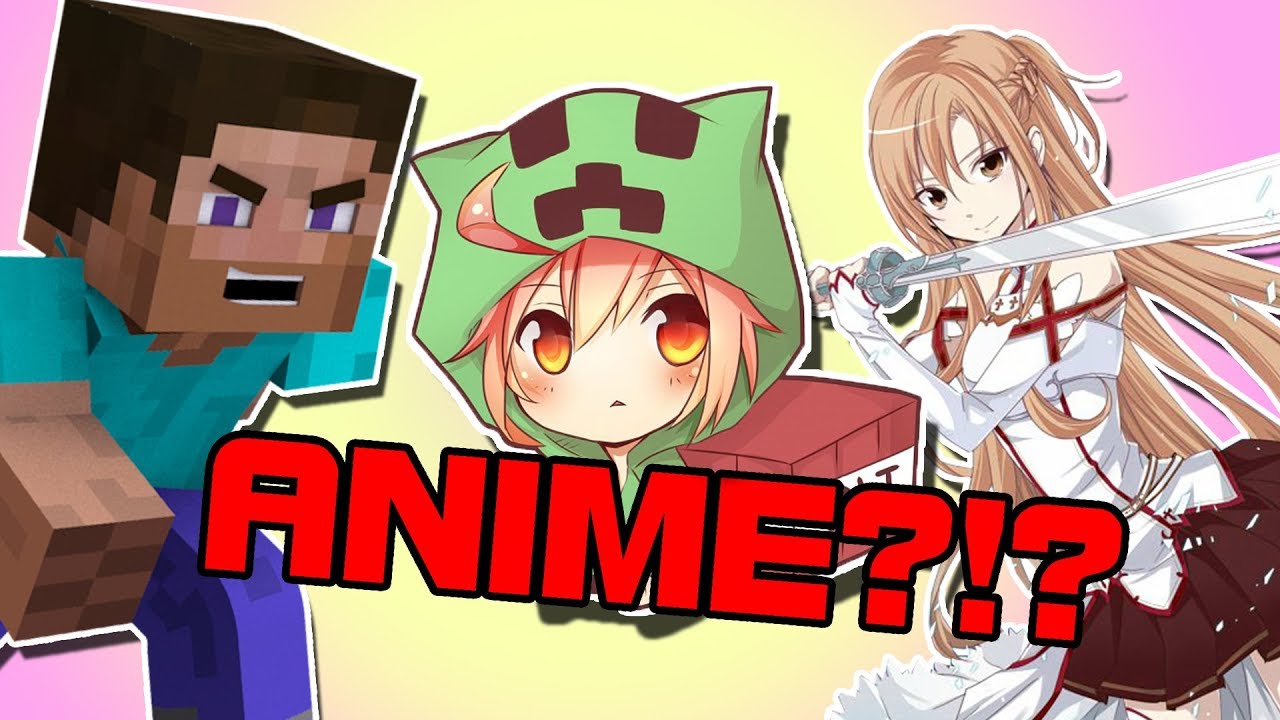 IF MINECRAFT WAS ANIME?!? - YouTube