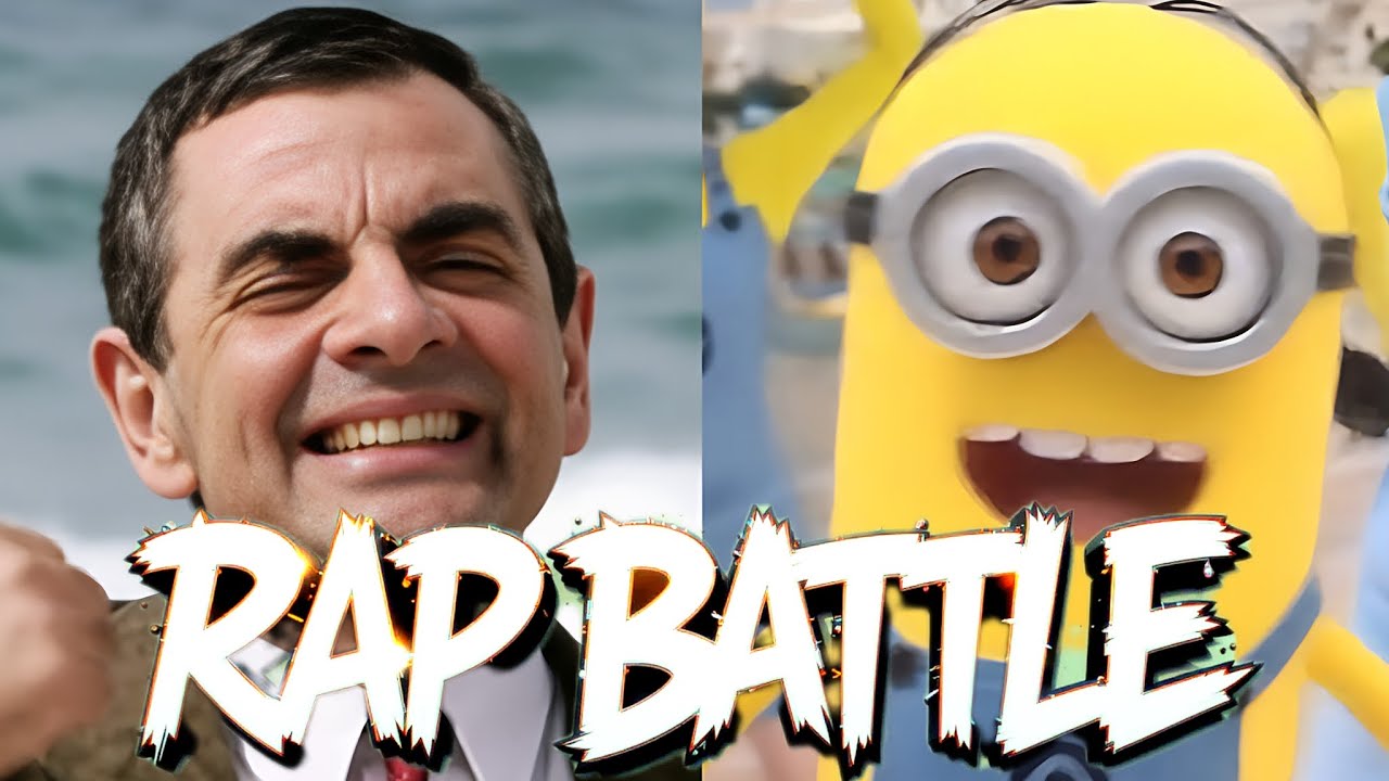 "MrBean vs Minion RAP BATTLE 🔥 | Funniest Cartoon Rap Clash Ever ...