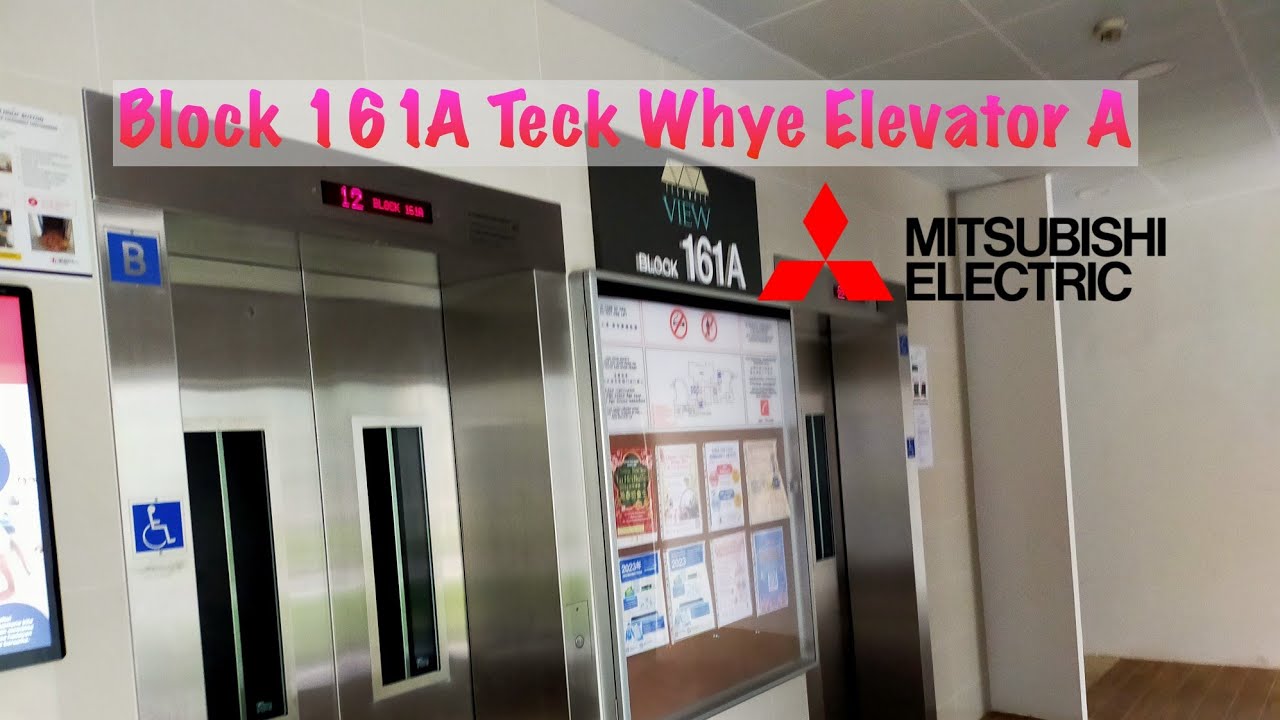 Block 161A Teck Whye View Mitsubishi Elevator A - YouTube