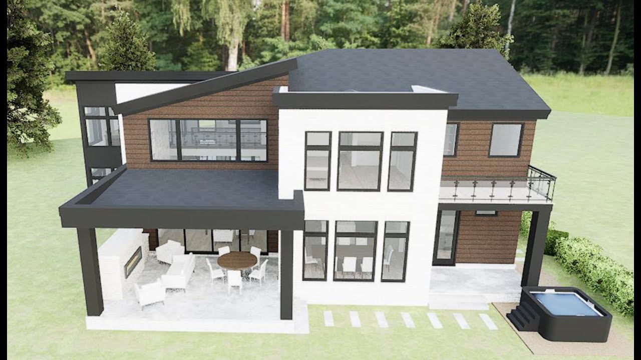 A Look Inside a Stunning TK Design Contemporary Home - YouTube