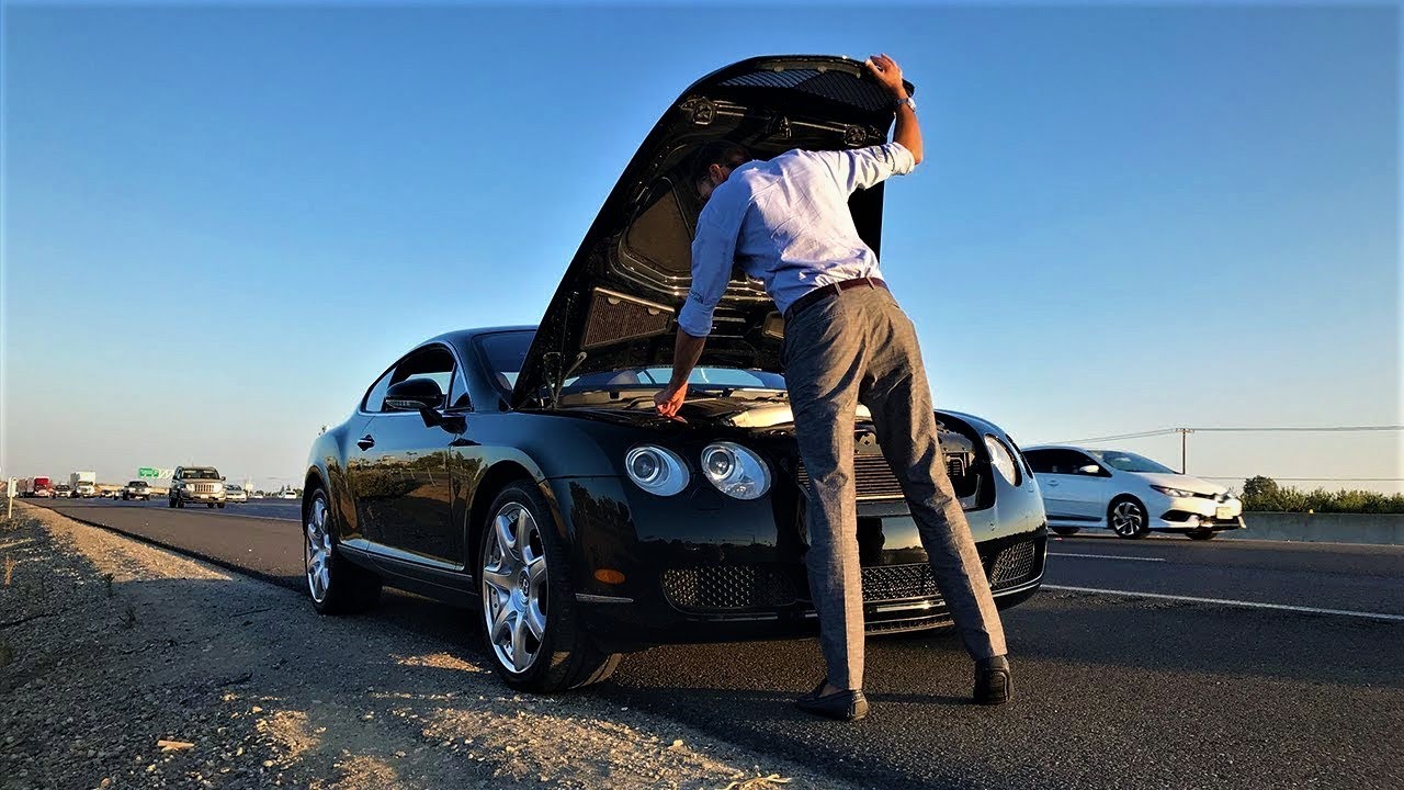 MY BENTLEY BROKE DOWN.... AGAIN!! - YouTube