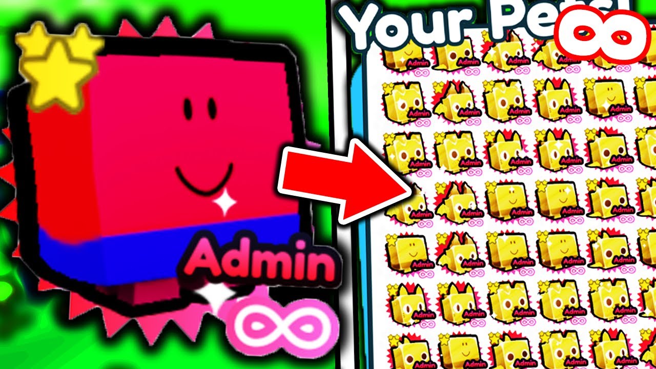 I got INF Secret INFINITE STATS ADMIN PET in Pet Simulator X.. Pet ...