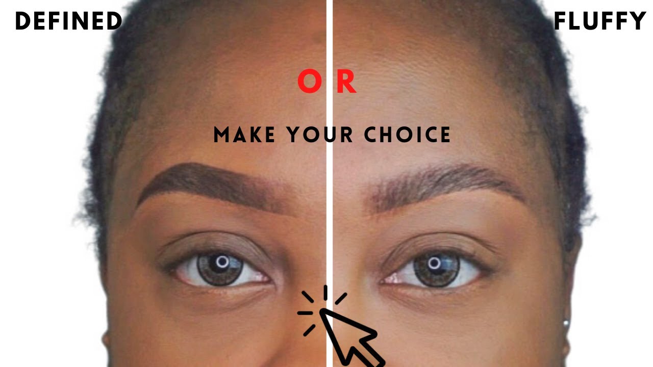 How To Achieve Perfectly Defined Brows or Feathered Brows - YouTube