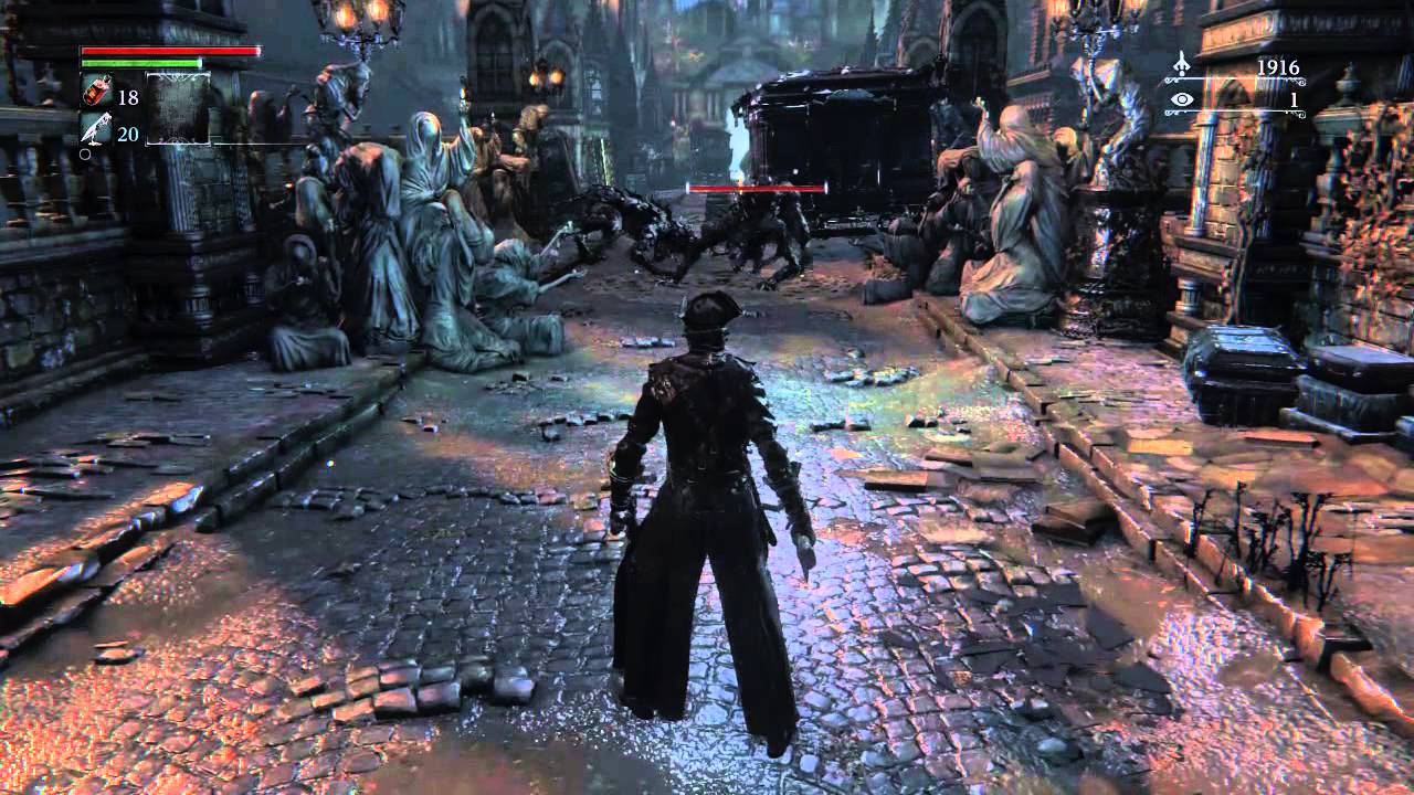 Bloodborne™first boss - YouTube