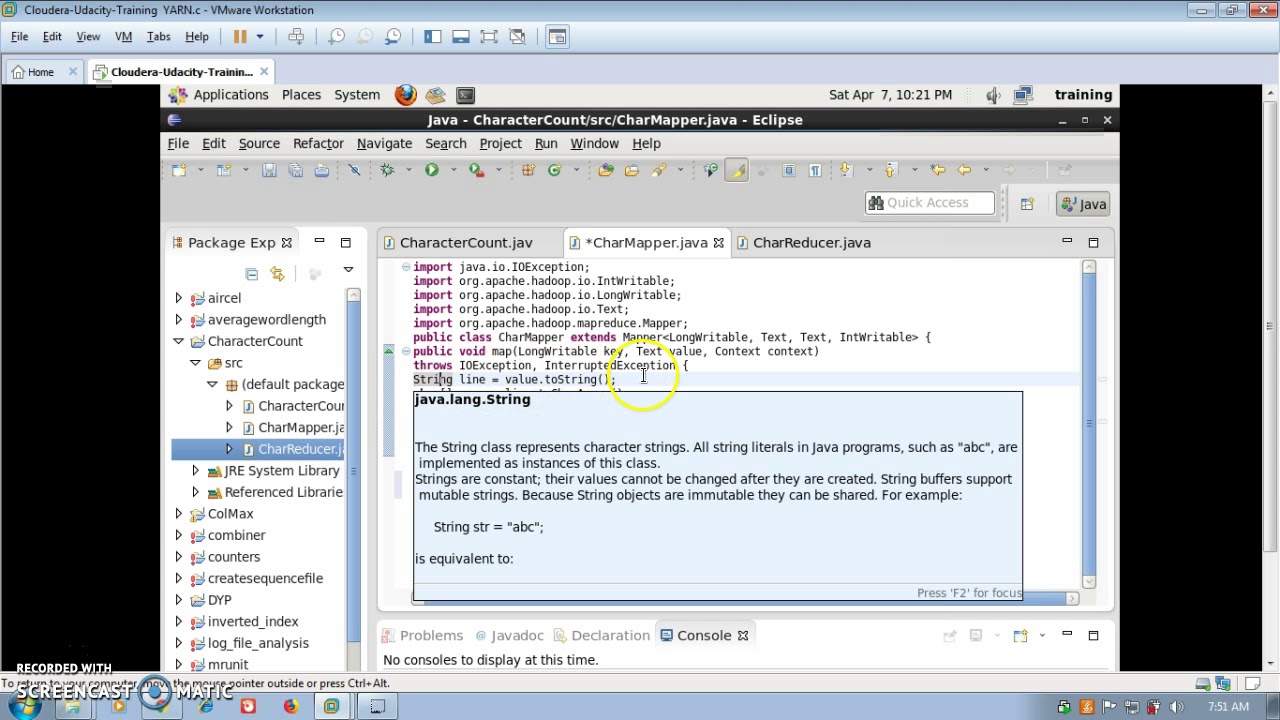CharCount Program Mapper Function 1 - YouTube