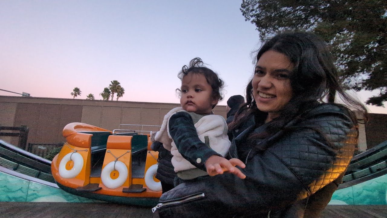 Baby Omar's Maiden Voyage: Rapid River Run at Knott's Berry Farm! - YouTube