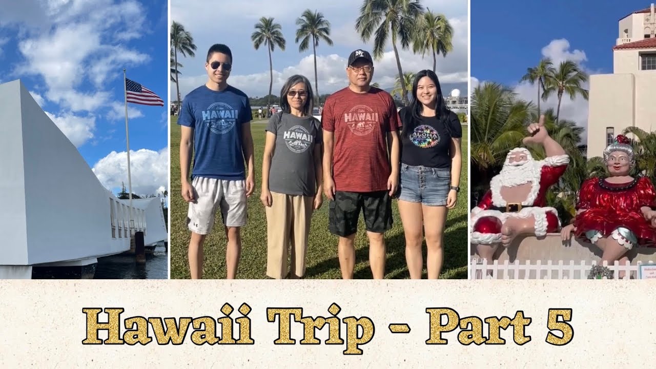 (79）Hawaii Part 5/10 - Pearl Harbour, Downtown Honolulu, Iolani Palace ...