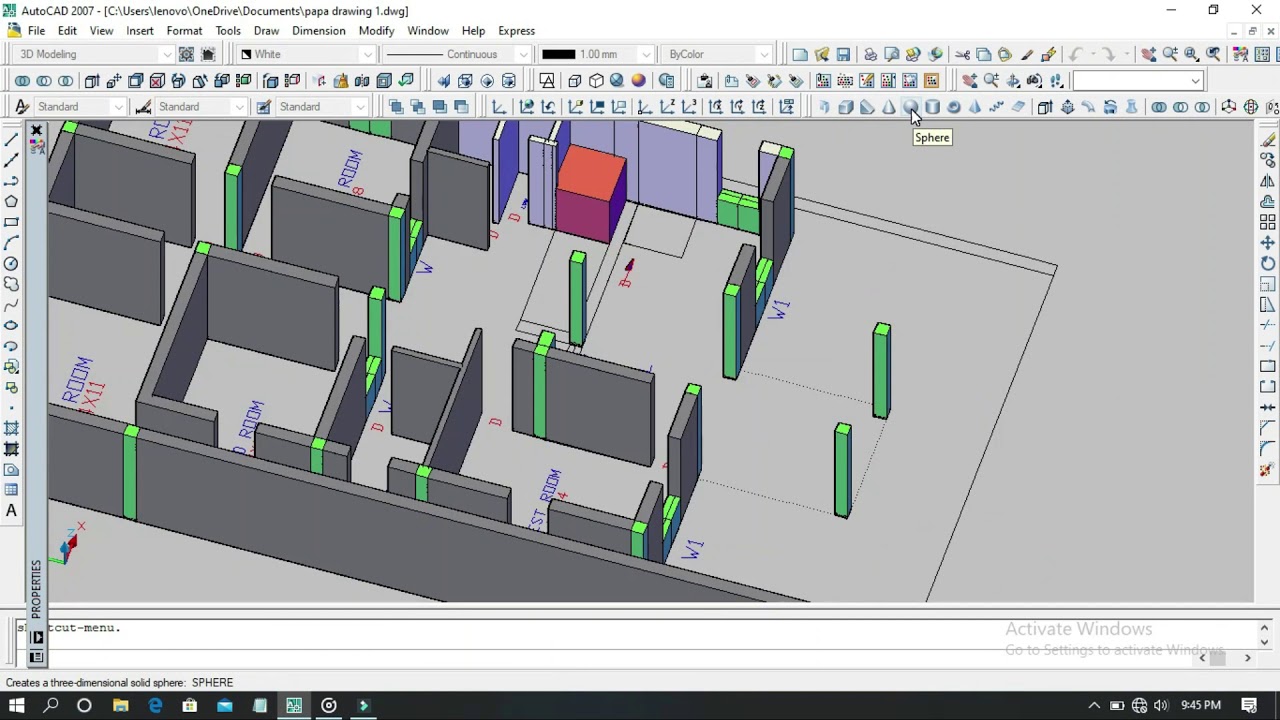 AutoCad 3D building planning || part 2 || share videos please #WithMe # ...