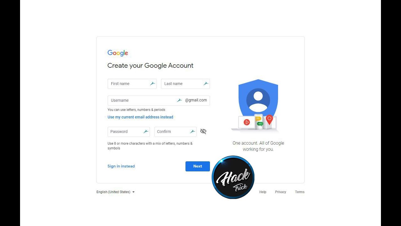 How to create a Gmail account l 2020 l Step by Step - YouTube