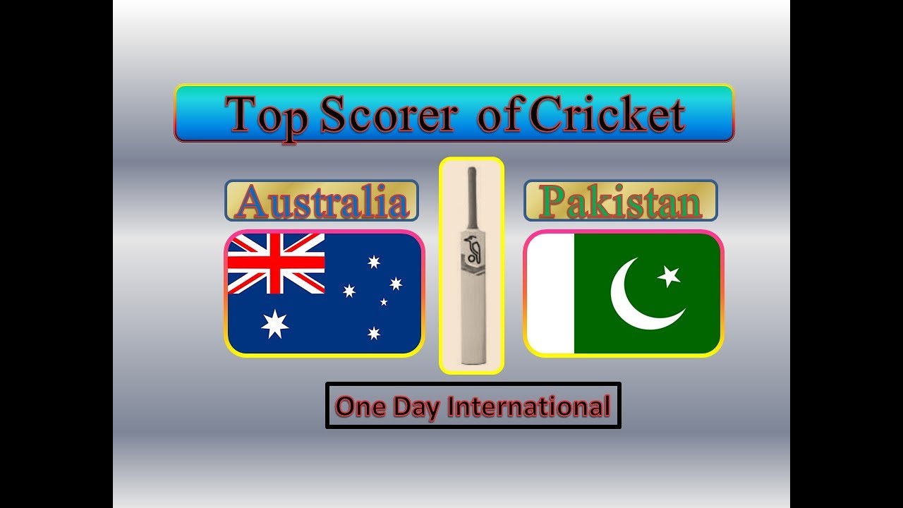 Australia vs Pakistan top order Batting line Scorer - YouTube