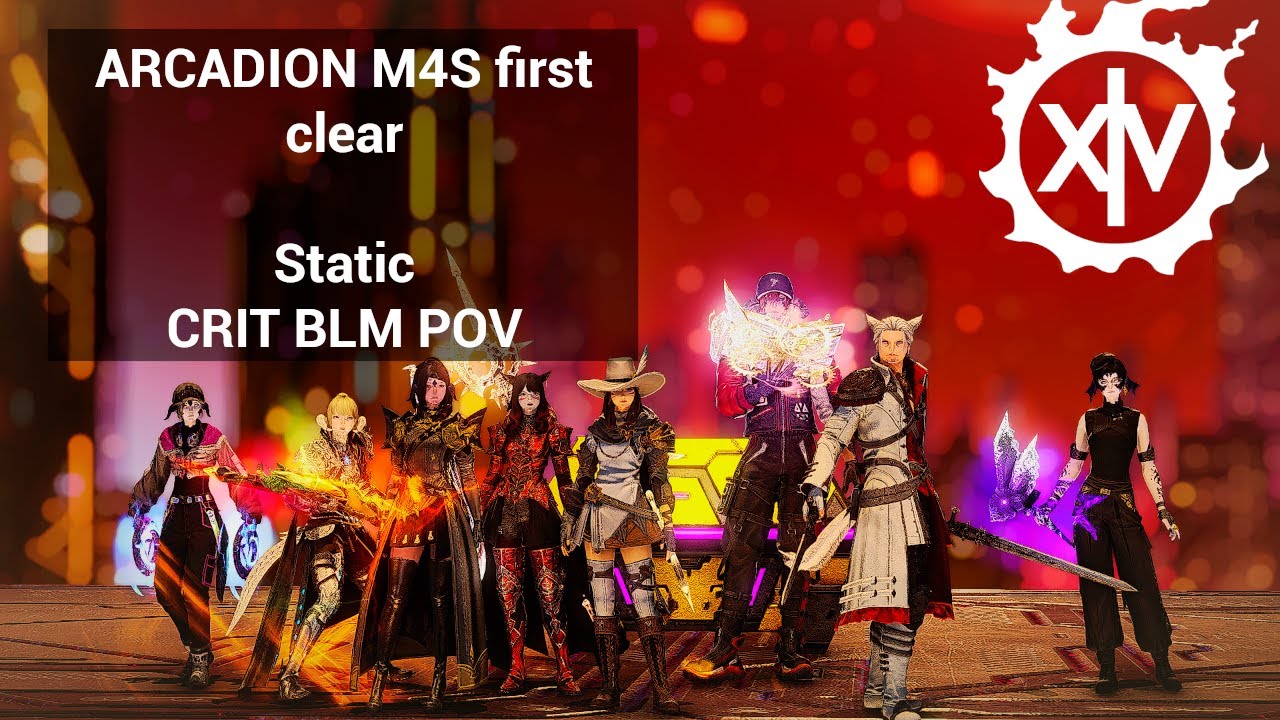 M4S first clear ! Static day 5 crit BLM POV - YouTube