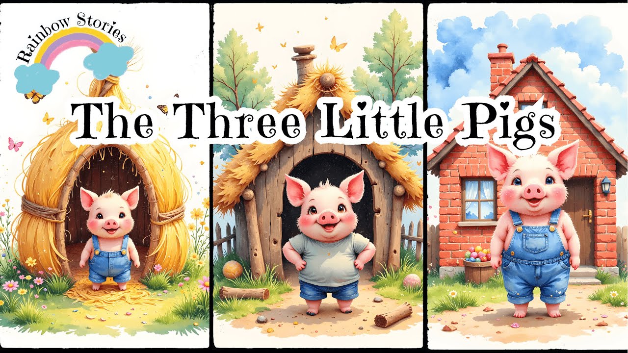 The Three Little Pigs Storybook Read-Aloud Audiobook | Classic ...