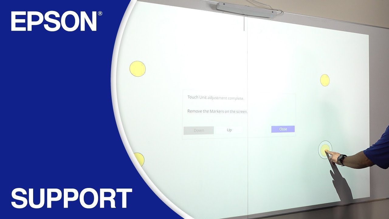 Epson BrightLink EB-760Wi/EB-770Fi | Calibrating the Pens and Touch ...