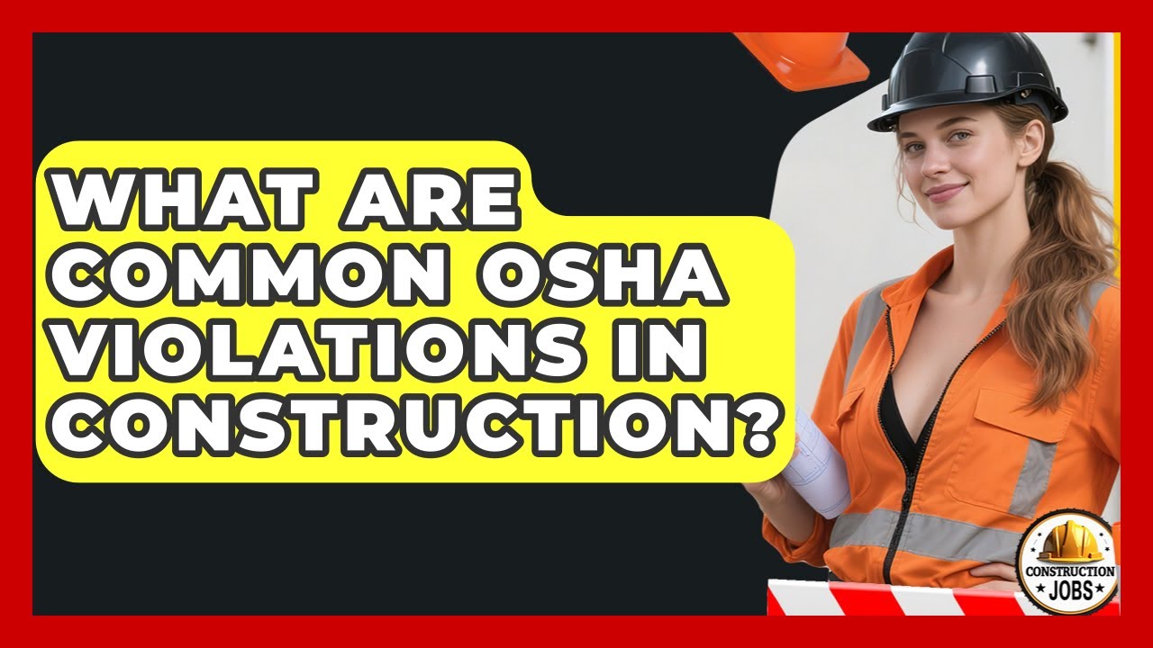 What Are Common OSHA Violations In Construction? - Construction Jobs ...