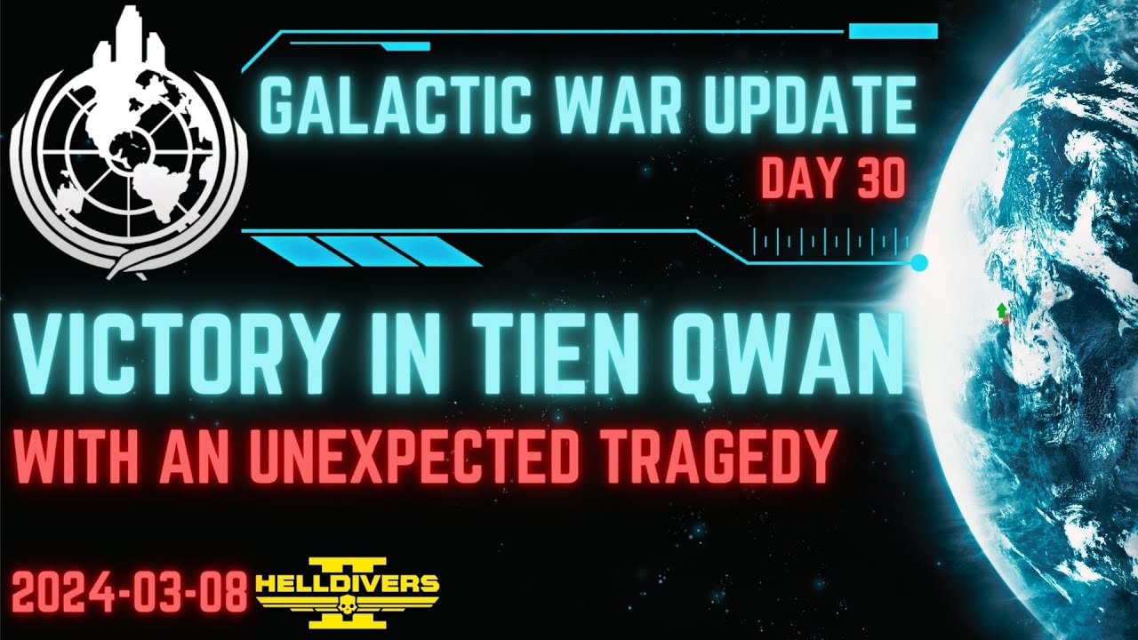 An Unexpected Turn - Galactic War Update Day 30(2024/03/08) - Helldiver 2 - YouTube