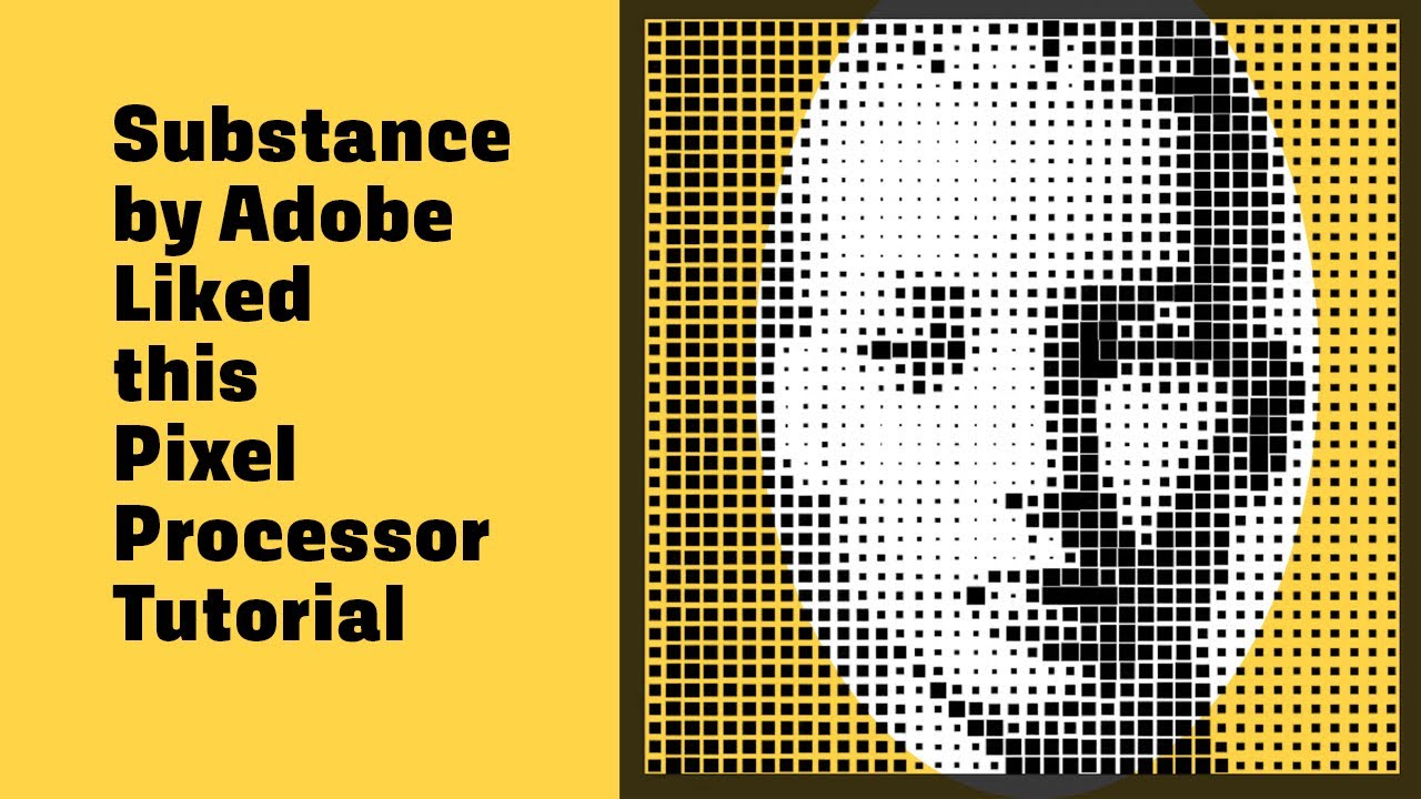 Adobe Substance Designer 6 Pixel Processor Hard Mix Blend Mode Custom Halftone Effect - YouTube