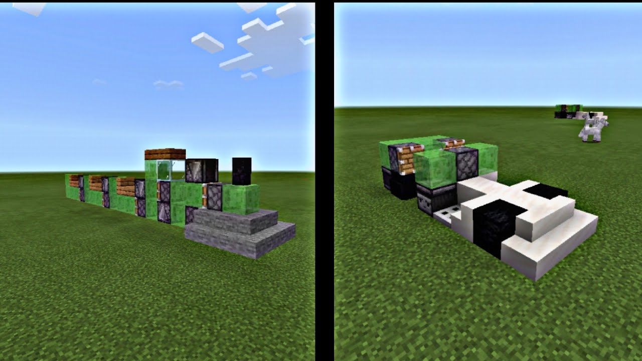 Cara Membuat Kereta Lumba Dan Kereta Api Di Minecraft - YouTube