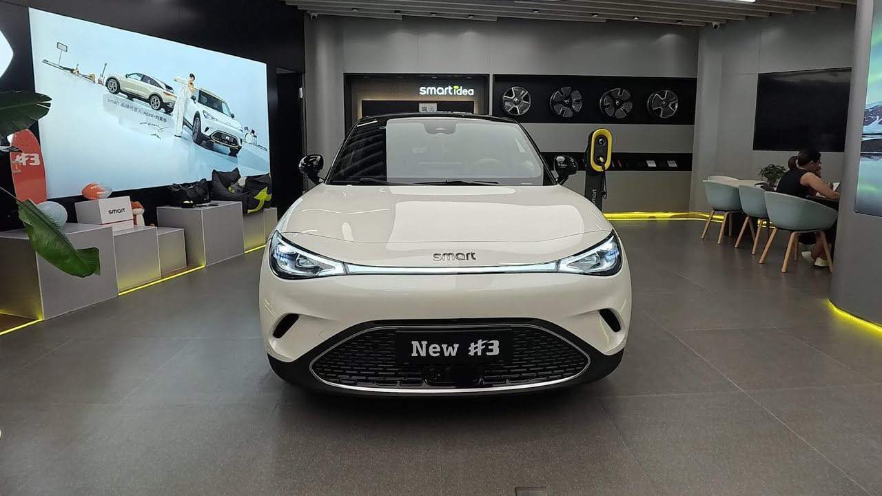 2024 New Smart #3 EV compact coupe SUV visual review 4k - YouTube