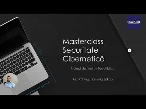 Cybersecurity Masterclass Project by Teachbit.ro - YouTube