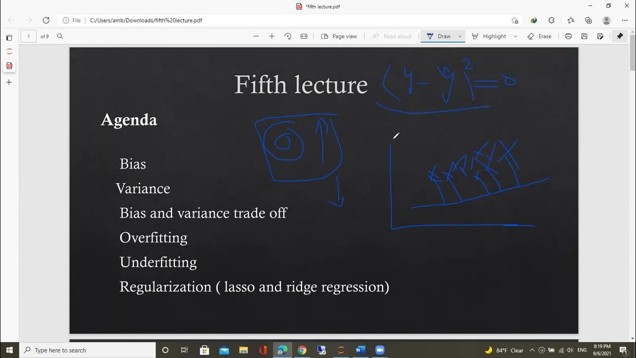 overfitting | underfitting | lasso and ridge regression | regularization شرح عربي - YouTube