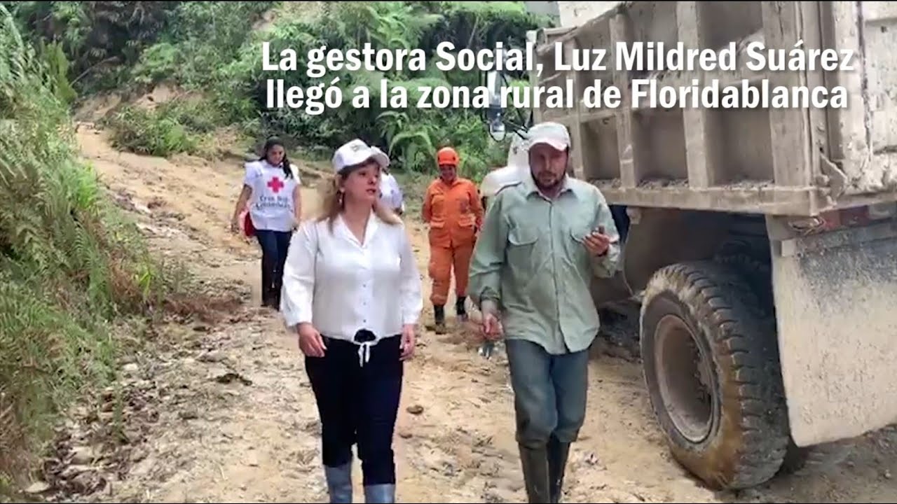 Gestora Social, Luz Mildred Suárez, acudió a la parte alta de ...