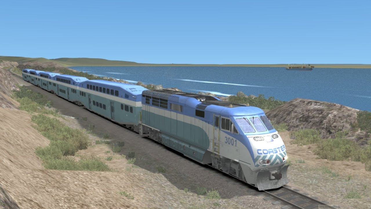 Train Simulator 2021 | Pacific Surfliner - Coaster EMD F59PHi - Coaster ...