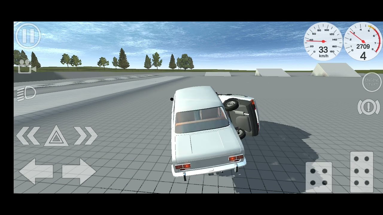 Simple Car Crash Physics Simulator Jump Crashes 15 - YouTube