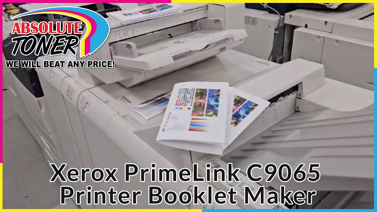 Xerox PrimeLink C9065 Production Printer and Copier Booklet Making ...