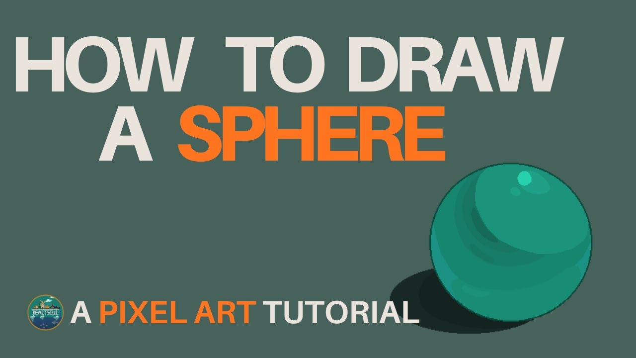 Pixel Art Sphere Drawing & Shading Tutorial - YouTube