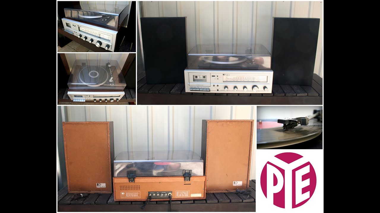 Vintage PYE MC-3 Record Vinyl Cassette Radio Music Center Player - YouTube