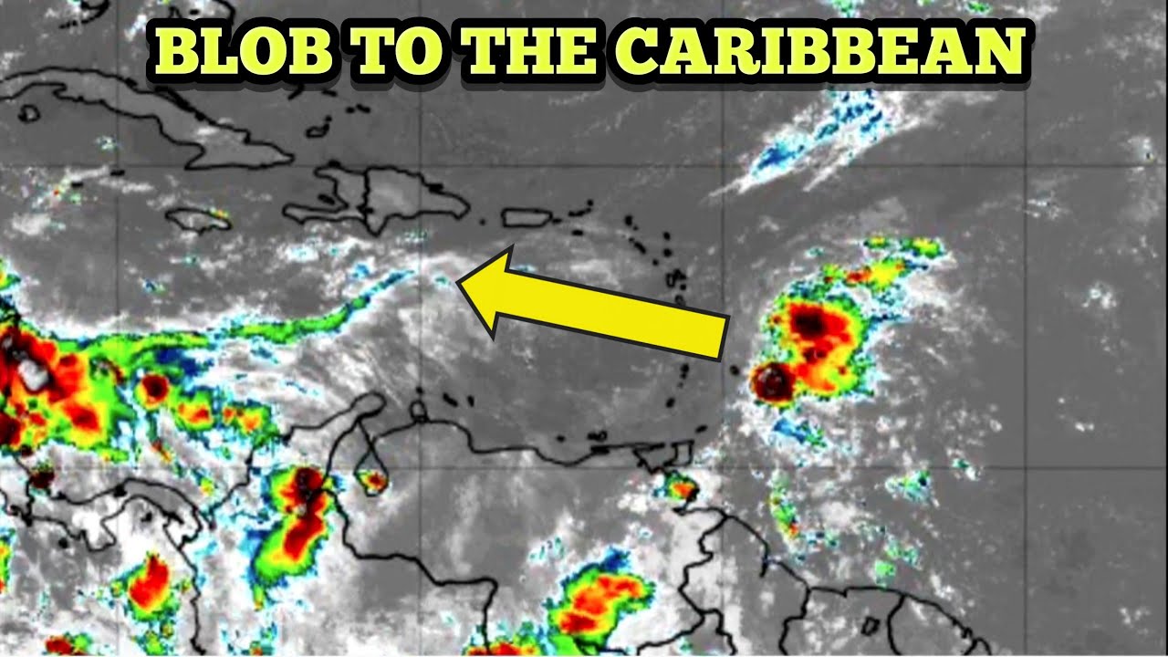 Blob brings rain to the Caribbean... - YouTube