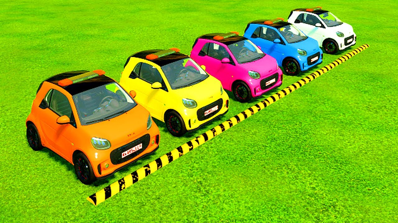 USING MINI CAR POLICE VEHICLE SMART EQ FORTWO ELECTRIC | FS22 - YouTube