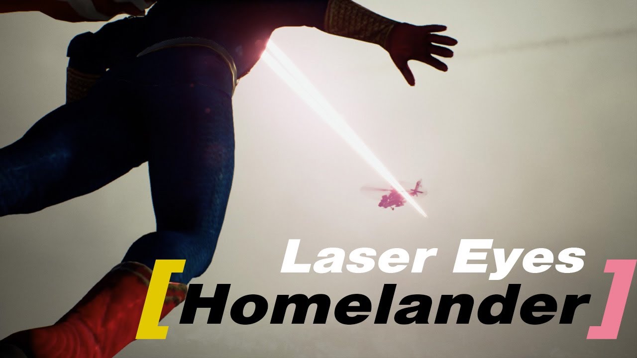 Homelander Optic Beam Power Laser Eyes 護國超人 最強TLSに焼き払われる 超威力 Ace Combat ...