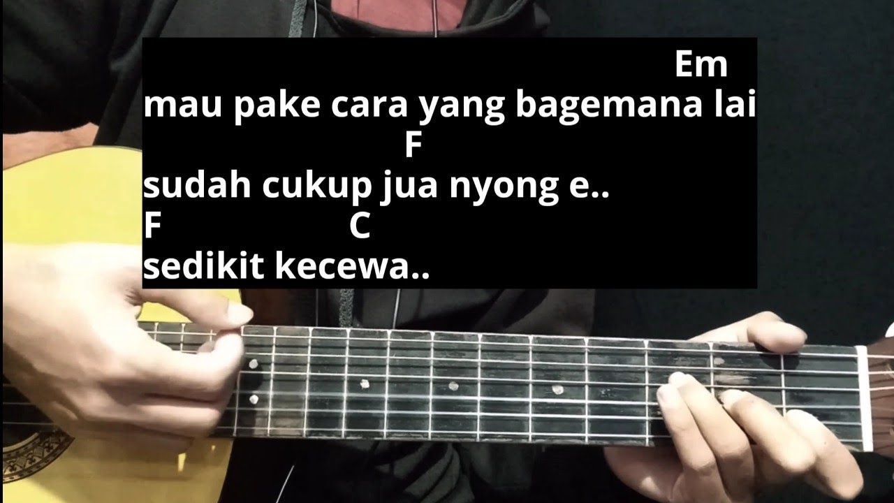 Tutorial Chord Gitar Mudah LUKA DALAM - MANJA MOOY | Versi Gampang ...