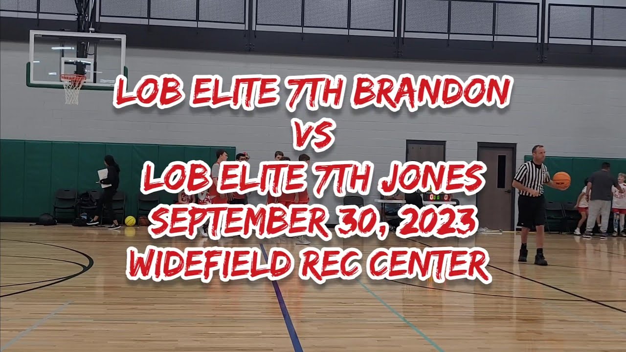 LOB Elite Brandon vs LOB Elite Jones 9/30/2023 - YouTube