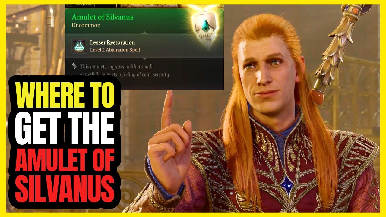 Baldur's Gate 3: Where to Get the AMULET OF SILVANUS Act 1 - YouTube