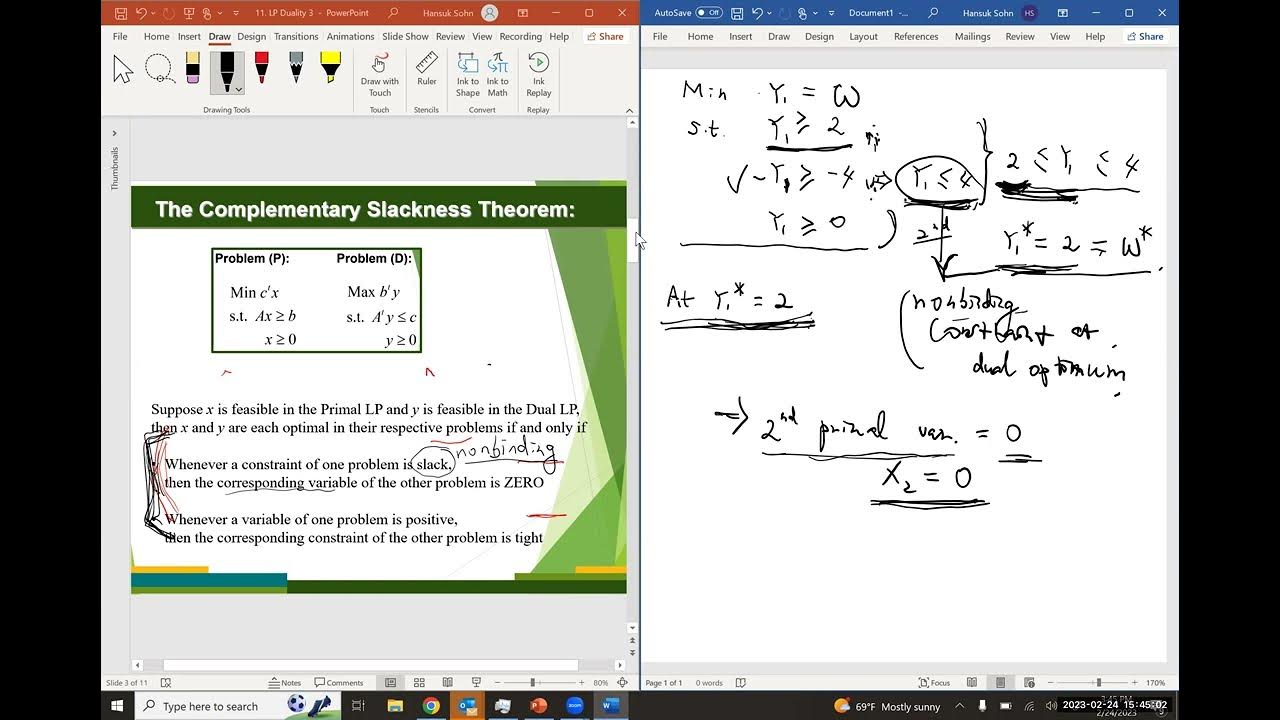 Linear Programming (Lecture #11): LP Duality 3 - YouTube