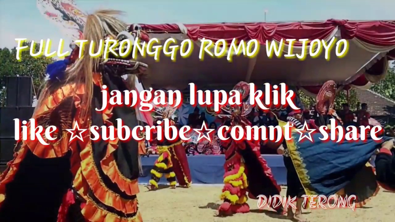 TURONGGO ROMO WIJOYO DI LPNGAN REJO MULYO - YouTube