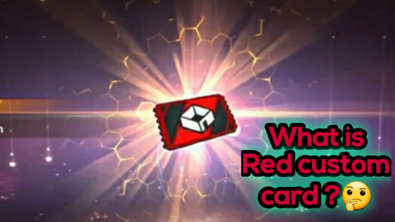 What is in Red Custom card ?? - YouTube