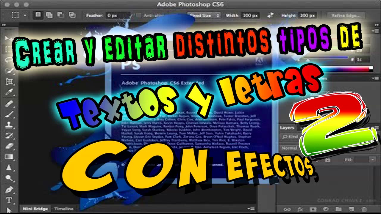 2 Crear y editar distintos tipos de textos y letras con efectos con ...
